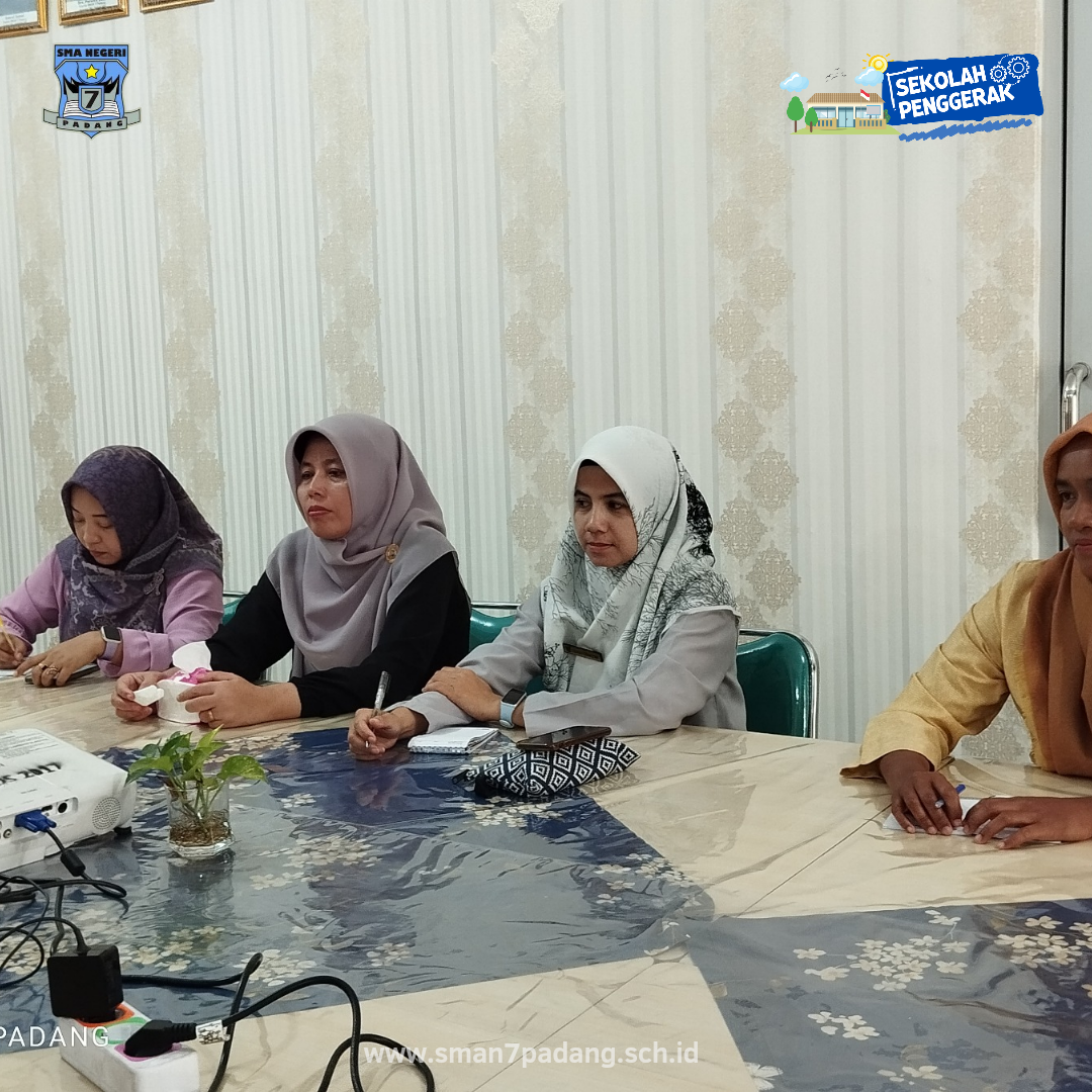 Rapat Persiapan Adiwiyata Nasional – SMA Negeri 7 Padang